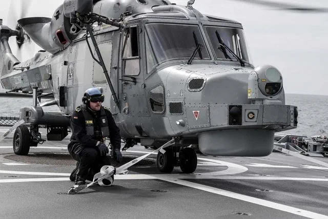Royal Navy helicopter joins NATO patrols