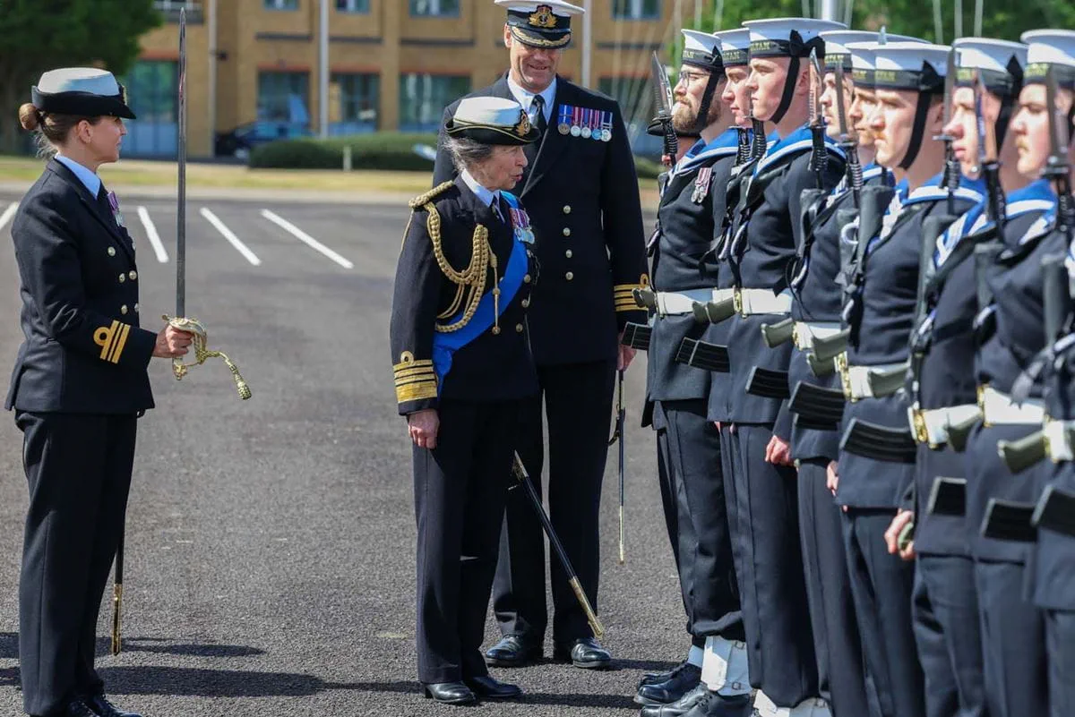 Princess Anne marks HMS Sultan’s 70th birthday, celebrating ‘the ...