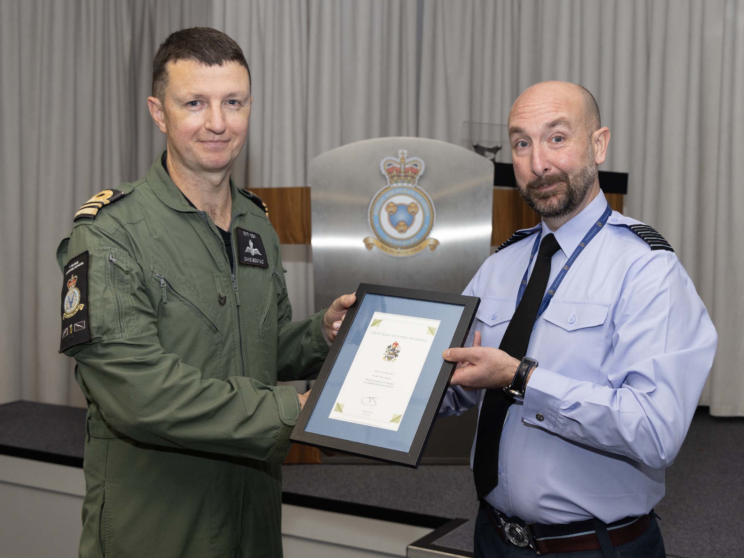 ‘Above Average’ pilot Dave makes history as flying instructor